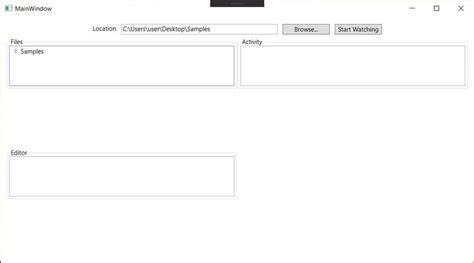 Creating A File System Watcher Application