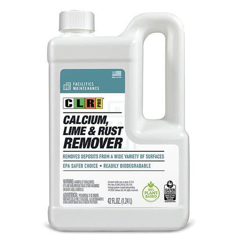 Clr Pro Calcium Lime And Rust Remover Oz Jug G FM CLR PRO Zoro