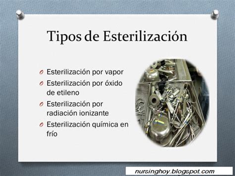Tipos De Esterilización