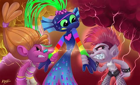 Barb Trollex Dj Suki By Moostargazer Deviantart Trolls World Tour Papéis De Parede Escuros