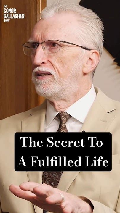 The Secret To A Fulfilled Life Dr Bill Thierfelder Youtube
