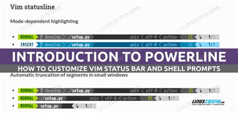 Introduction To Powerline The Statusline Plugin For Vim Linux Tutorials Learn Linux