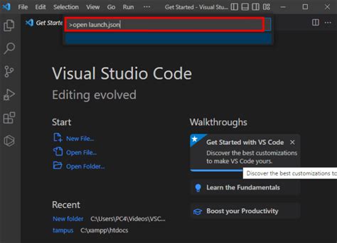 如何在 VS Code 中打開 launch json All Things Windows