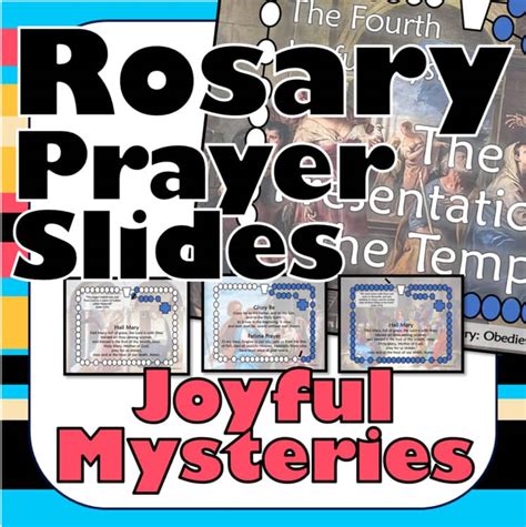 Scriptural Rosary Powerpoint Joyful Mysteries Of The Rosary Prayer Slides