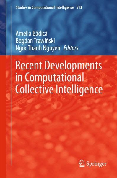 Recent Developments In Computational Collective Intelligence Englisches Buch Bücherde
