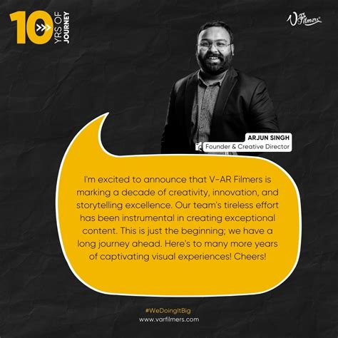 Arjun Singh On Linkedin Consistency Fuels Our Success At V Ar Filmers Its The Steady Heartbeat