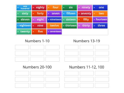 Numbers Group Sort
