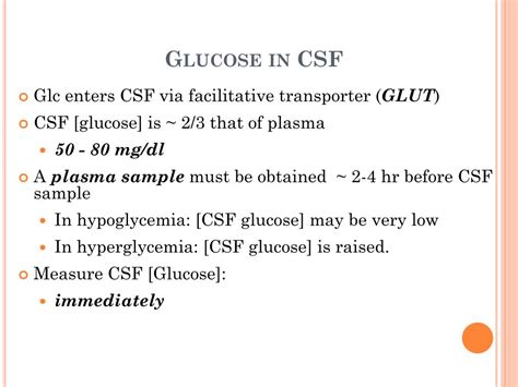 Ppt Cerebrospinal Fluid In Clinical Biochemistry Lab Powerpoint