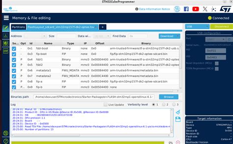 Solved Stm32mpu157f Dk2 Flash Process Fails After Partiti