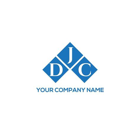 Djc Letter Logo Design On White Background Djc Creative Initials Letter Logo Concept Djc