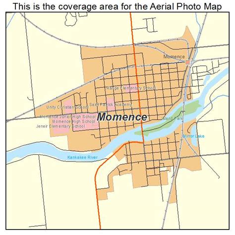 Aerial Photography Map Of Momence Il Illinois