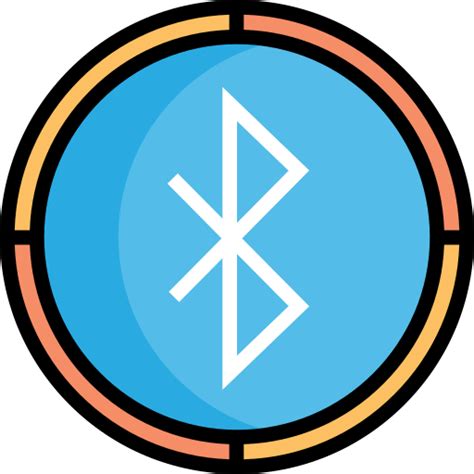 Bluetooth Detailed Straight Lineal Color Icon