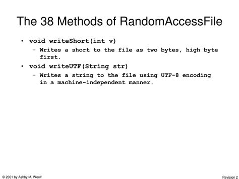 Ppt Mastering Java Io Streams Random Access Files And Methods Powerpoint Presentation Id