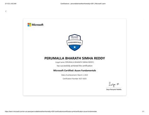 Microsoftazure Bharath Simha Reddy
