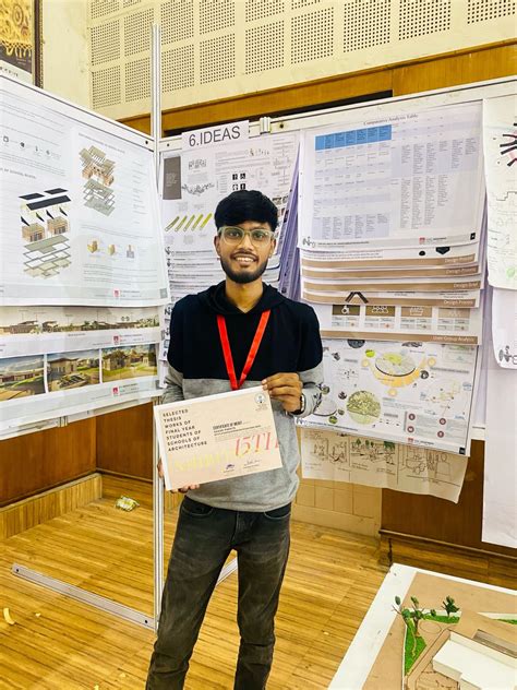 Got Certificate The Selected Thesis Works Of Final Year Barch Organised Arsagar Parate