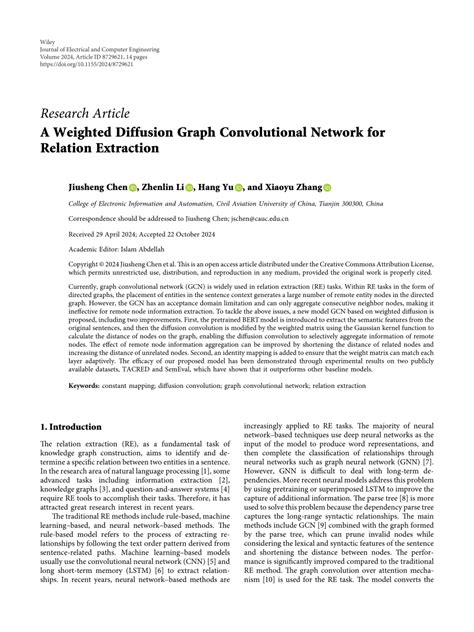 Pdf A Weighted Diffusion Graph Convolutional Network For Relation
