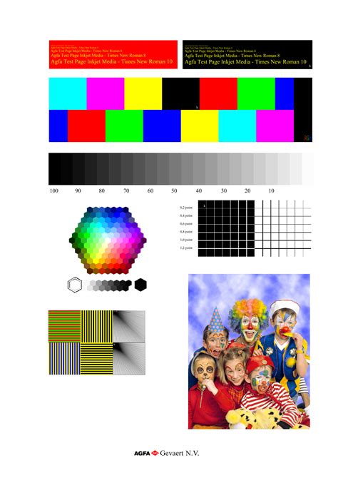 Printable Printer Test Page