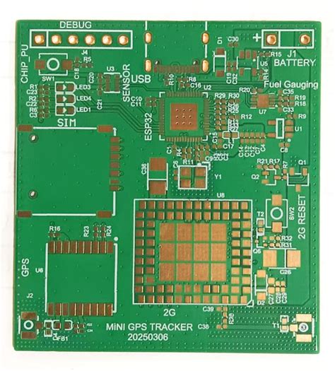 Design A Mini Gps Tracker Hardware With Esp32 Chip By Xiangyun Yang