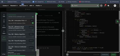 gfg160 geeksforgeeks articulationpoint graphalgorithms networkdesign… nishant panigrahy
