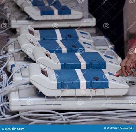 Voting Mechine Editorial Image Image Of Choice Busy 49573205