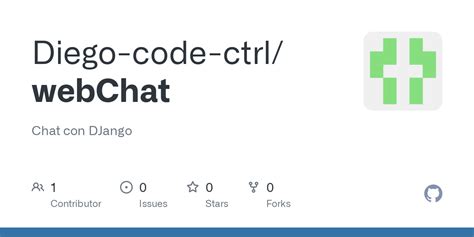 Github Diego Code Ctrlwebchat Chat Con Django