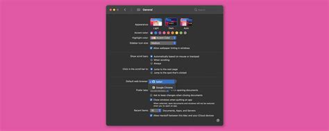 如何更改 mac 上的默认浏览器并设置其他默认应用程序