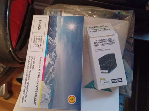 HP Officejet Pro 8715 All In One Printer With Ink Cartridges And Paper Mark Van Hook Auctioneer