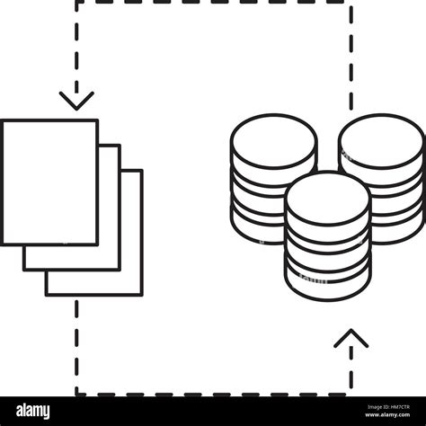 Figure Distributed Database Icon Image Design Vector Illustration Stock Vector Image And Art Alamy