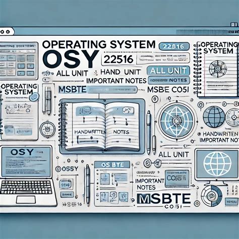 Operating System Osy 22516 Notes All Unit Handwritten Important Notes For Msbte Co5i