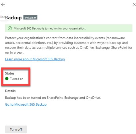Set Up Microsoft 365 Backup CIAOPS