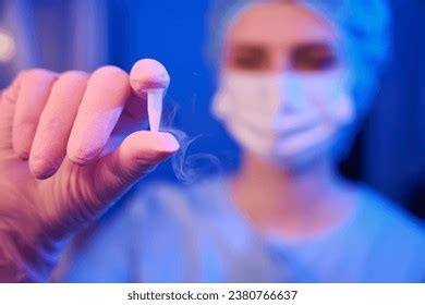 Lab Scientist Performing Reproductive Cell Freezing Stock Photo Shutterstock