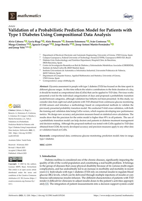 Pdf Validation Of A Probabilistic Prediction Model For Patients With