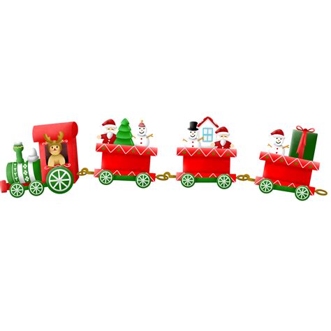 The Christmas Train 35575689 Png