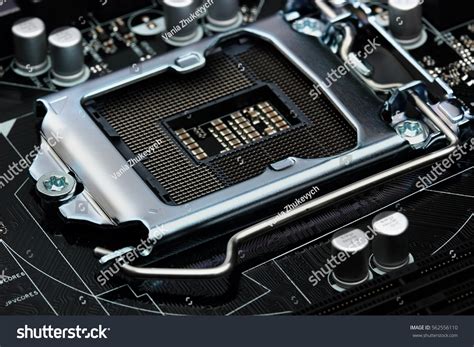 Empty Cpu Processor Socket On Computer Stock Photo Shutterstock
