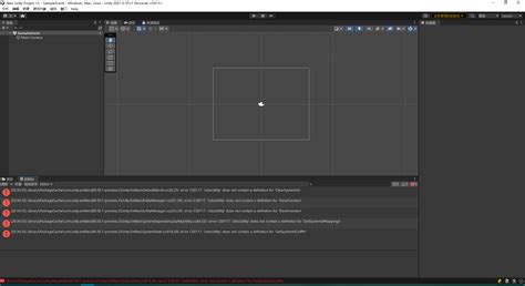 An Error Occurred After Importing Dots Into One Of My New Projects Unity Engine Unity