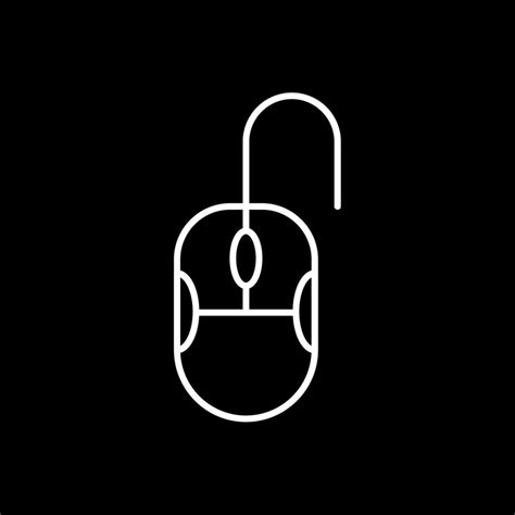 Mouse Line Inverted Icon Vector Art At Vecteezy