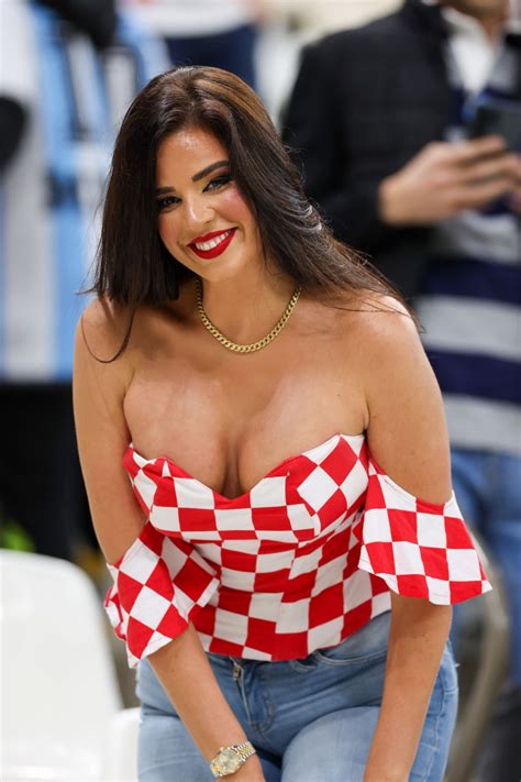 Ivana Knoll At Argentina Vs Croatia Game At Fifa World Cup In Doha 12
