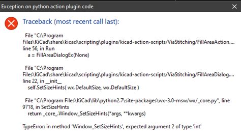 Python Error In Via Stitching Generator · Issue 28 · Easywrf Tools