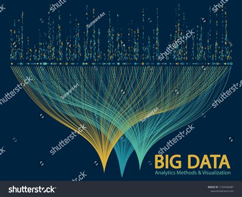 Big Data Analytics Methods Visualization Concept Stock Vector Royalty Free 1192944487