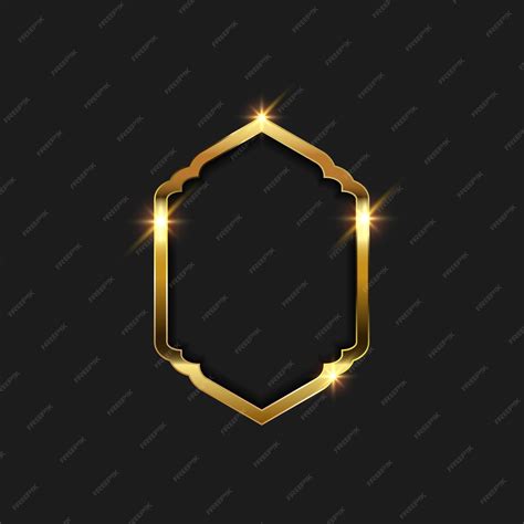 Premium Vector Gold Frame Vector Illustration Design