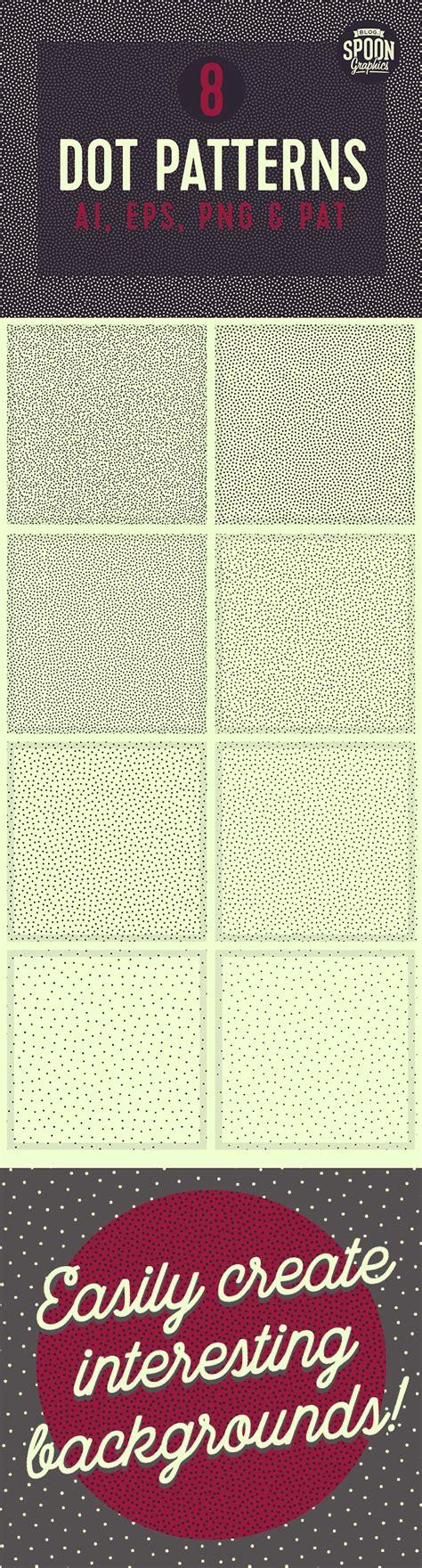 Free Seamless Dot Patterns From Spoongraphics