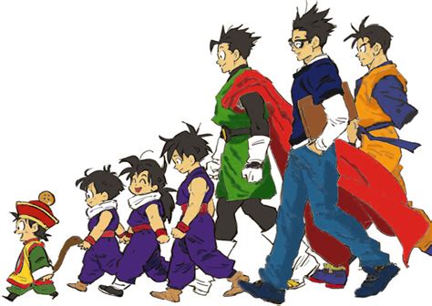 Gohans Evolution By Amersss On Deviantart