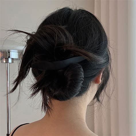 인마인드 [1 1] 대왕 비녀 악어 가시번 반투명 올림머리 국산 헤어 집게핀