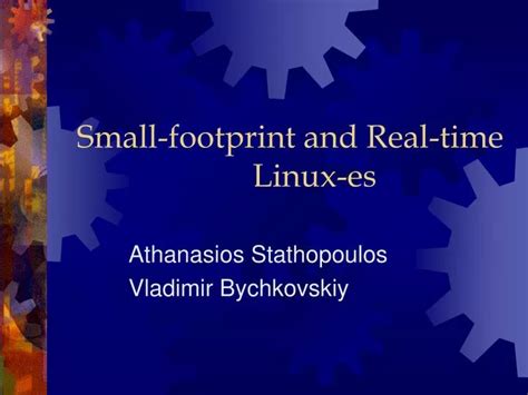 Ppt Small Footprint And Real Time Linux Es Powerpoint Presentation Free Download Id 5595954