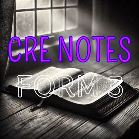 Cre Notes Form 3 Ea Edushop