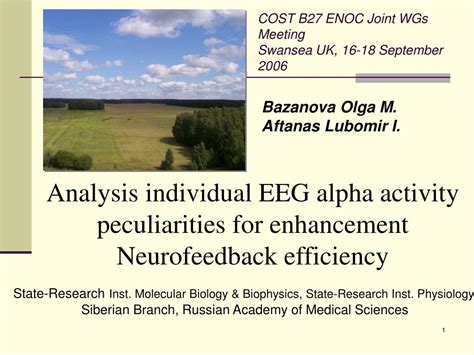 Ppt Analysis Individual Eeg Alpha Activity Peculiarities For
