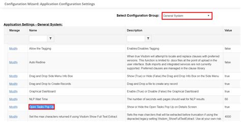 open task pop up workflow management