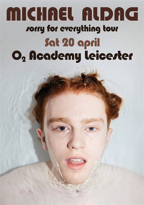 Michael Aldag 2024 Uk Tour Leicester O2 Academy Poster
