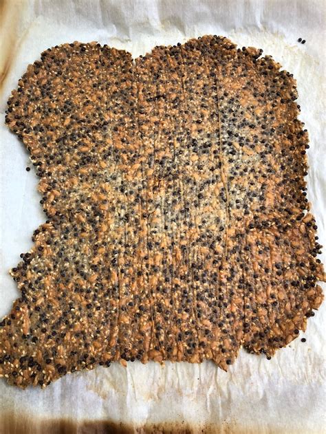 Seeded Cracker Recipe With Black Lentils Vegan Gluten Free