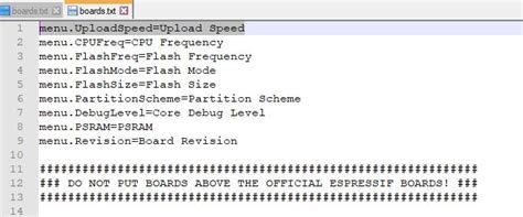 Boards Menue Upload Speed Problem When Switching Between Different Platforms Issue